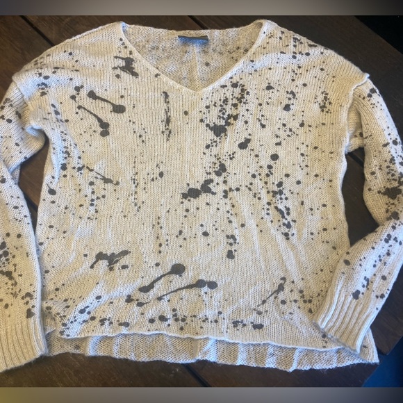 Wooden Ships | Sweaters | Wooden Ships Paint Splatter Sweater Sm | Poshmark